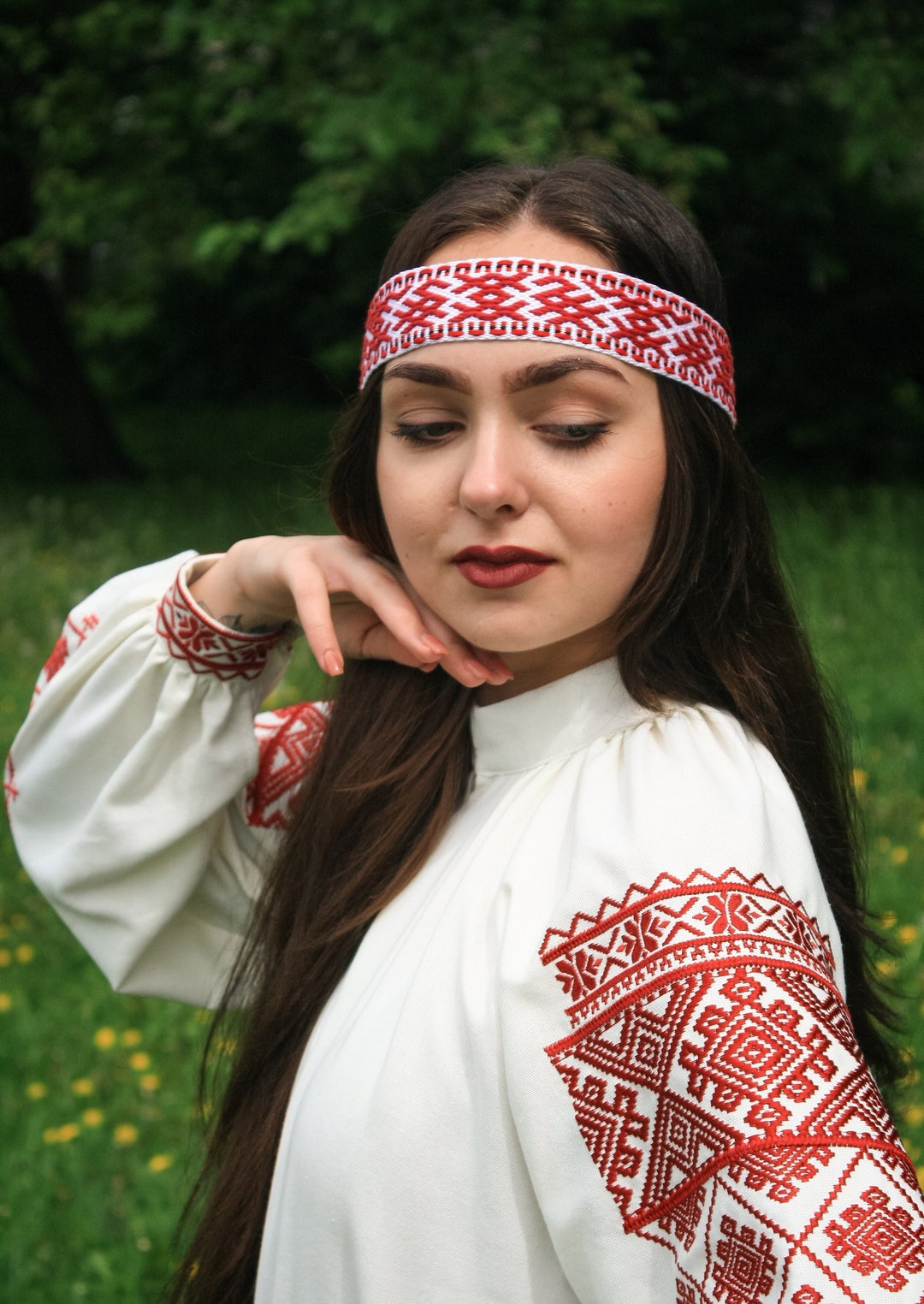 Slavic Headband, Female Headband With Slavic Pattern, Wedding Headband ...