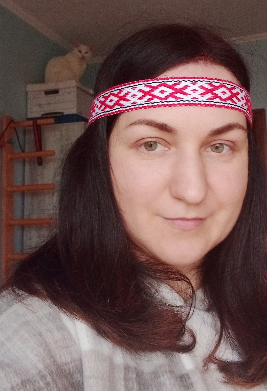 Slavic Headband, Head Ribbon, Hand Woven Headband for Men and Women ...