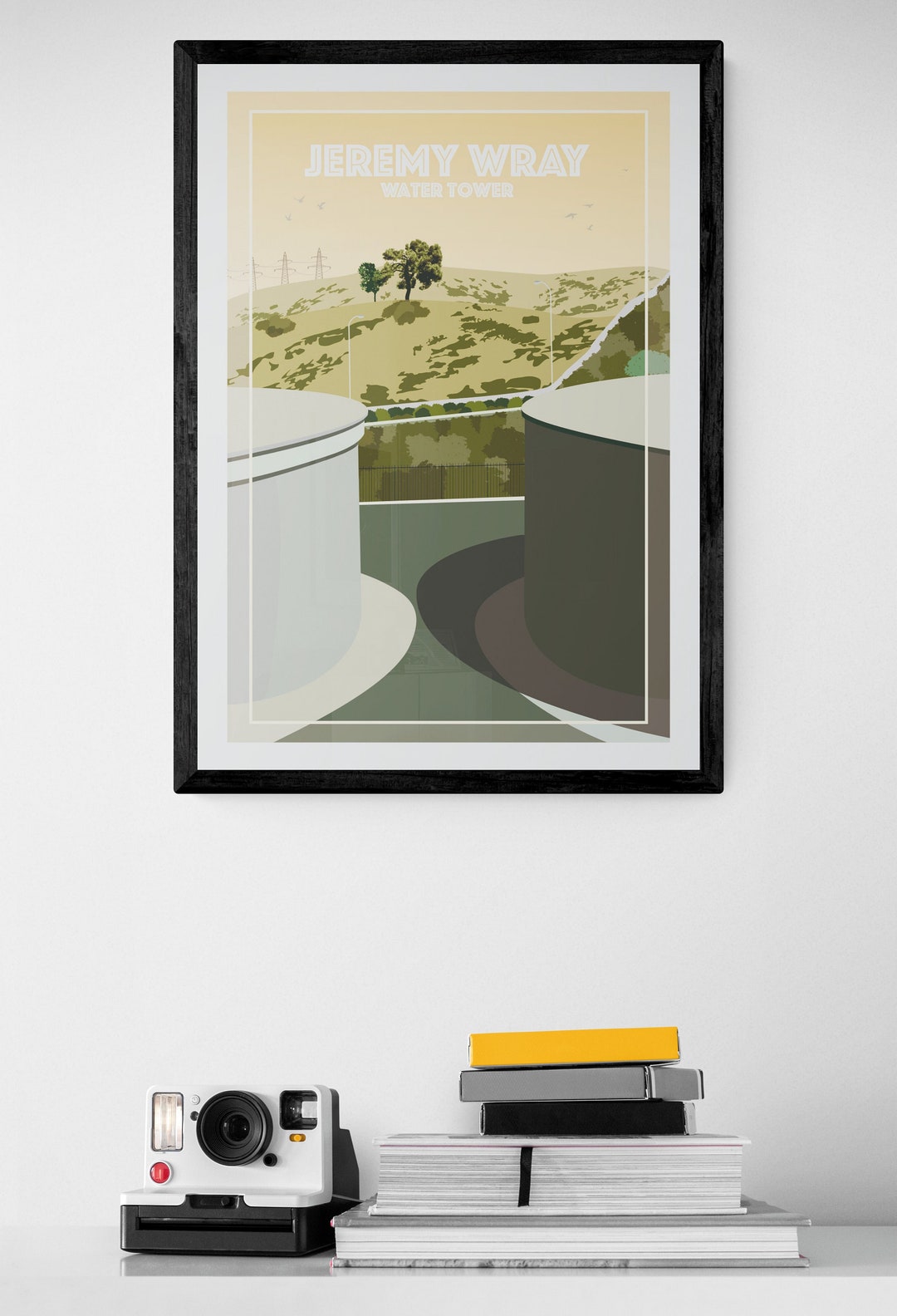 Jeremy Wray Water Tower Skateboarding Print | Skate | Iconic | United ...