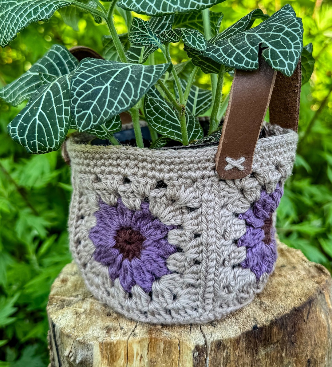 Crochet PDF Pattern | Crochet Planter Basket Pattern | Beginner ...