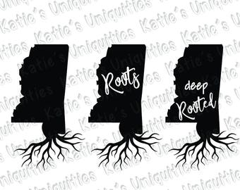 State roots svg | Etsy