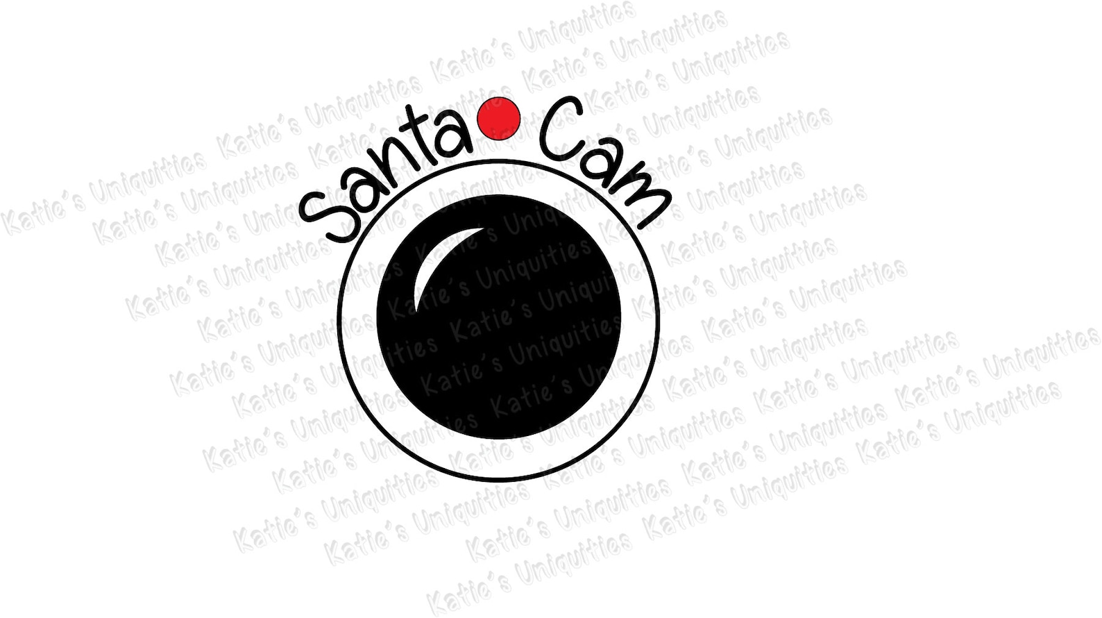 Santa Cam | Christmas Camera Spy Surveillance Cut File | SVG PNG ...