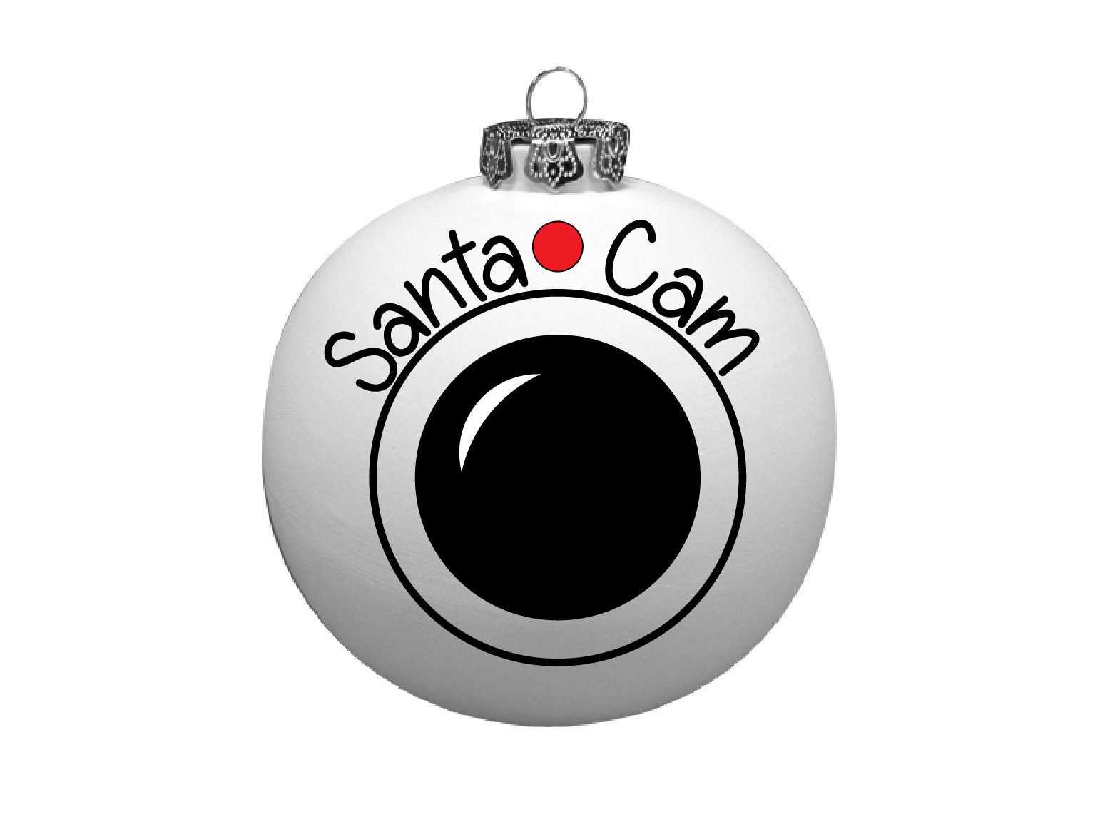 Santa Cam | Christmas Camera Spy Surveillance Cut File | SVG PNG ...