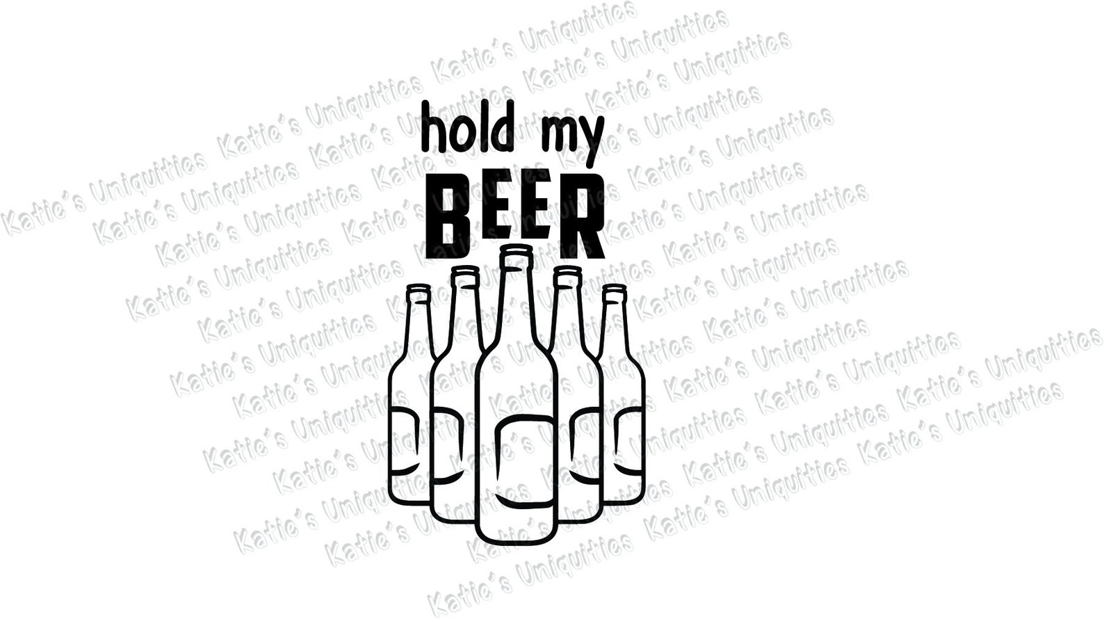 Hold My Beer SVG DXF PNG Digital Cut File for Use With Cutting | Etsy