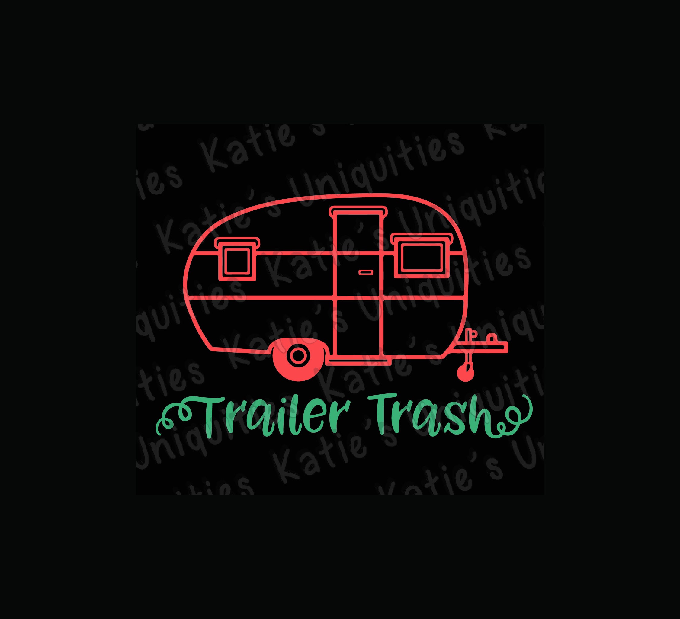 Trailer Trash rv Camping Camper Garbage Trash Can SVG DXF PNG | Etsy