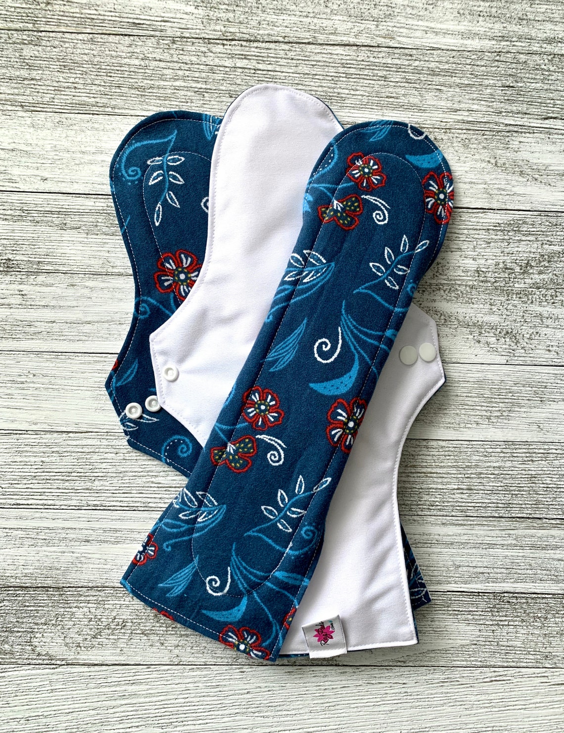 6 Cloth Menstrual Washable Pads Set; 4 Size Kits 5 Sizes With Free Rag ...