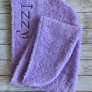 Head Turban Towel Wrap: 100% Terry Cloth Cotton Wrap for Drying Wet ...