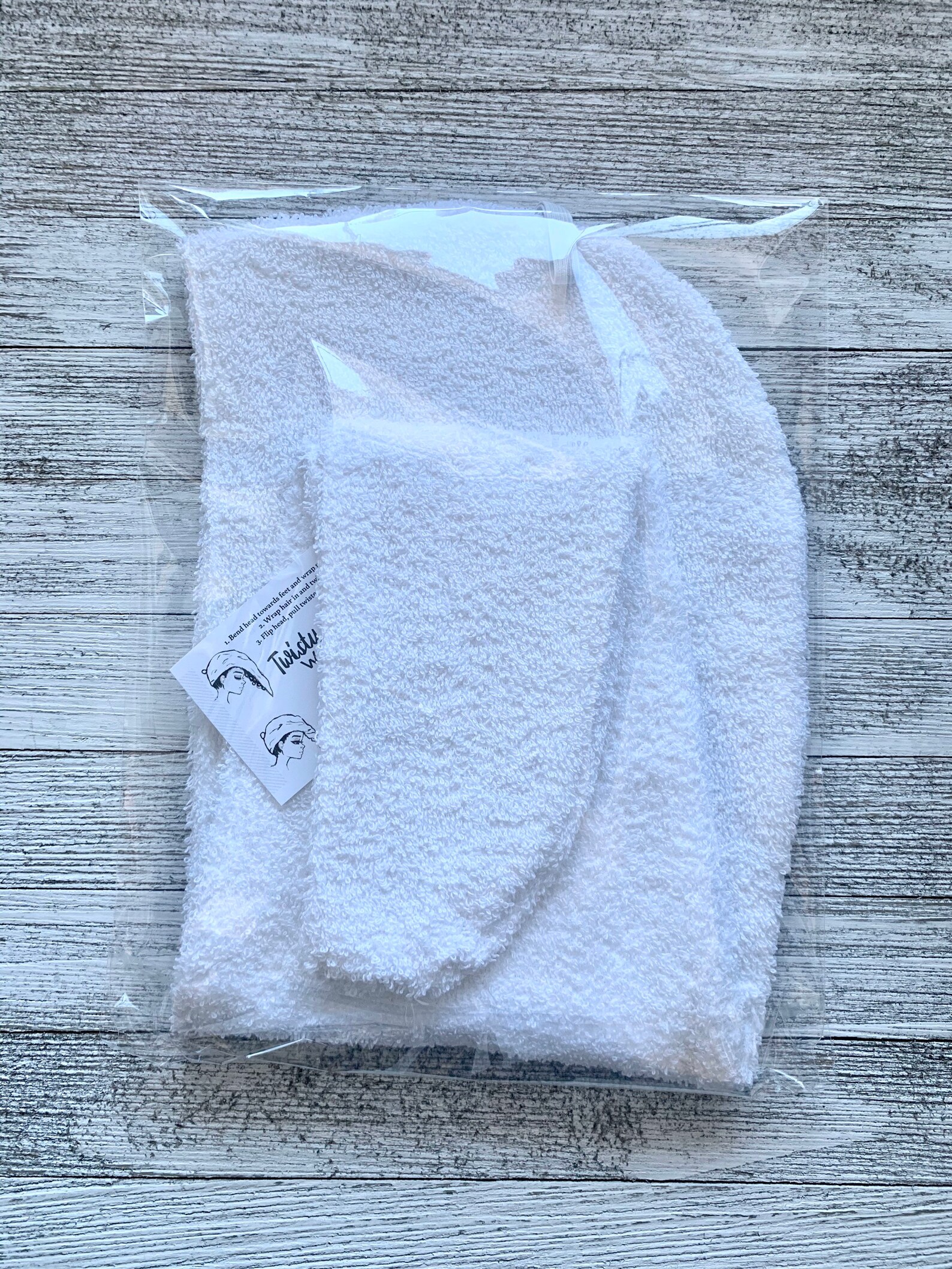 Hair Head Turban Towel Wrap: 100% Terry Cloth Cotton Wrap for Drying ...