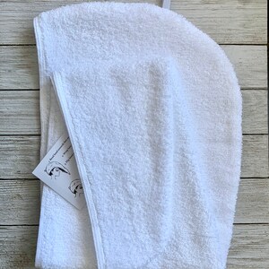 Hair Head Turban Towel Wrap: 100% Terry Cloth Cotton Wrap for Drying ...