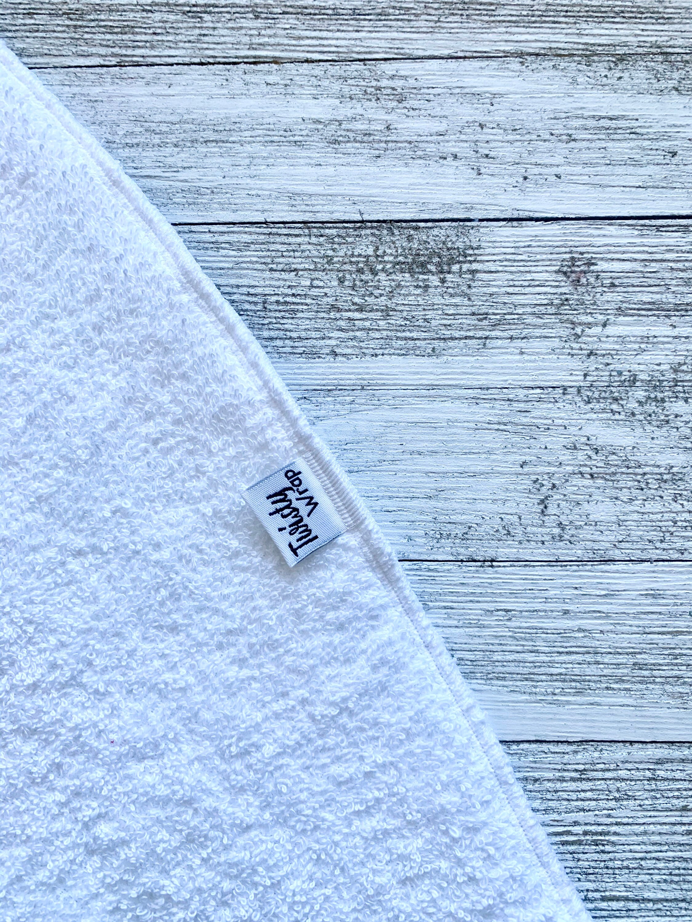 Hair Head Turban Towel Wrap: 100% Terry Cloth Cotton Wrap for Drying ...