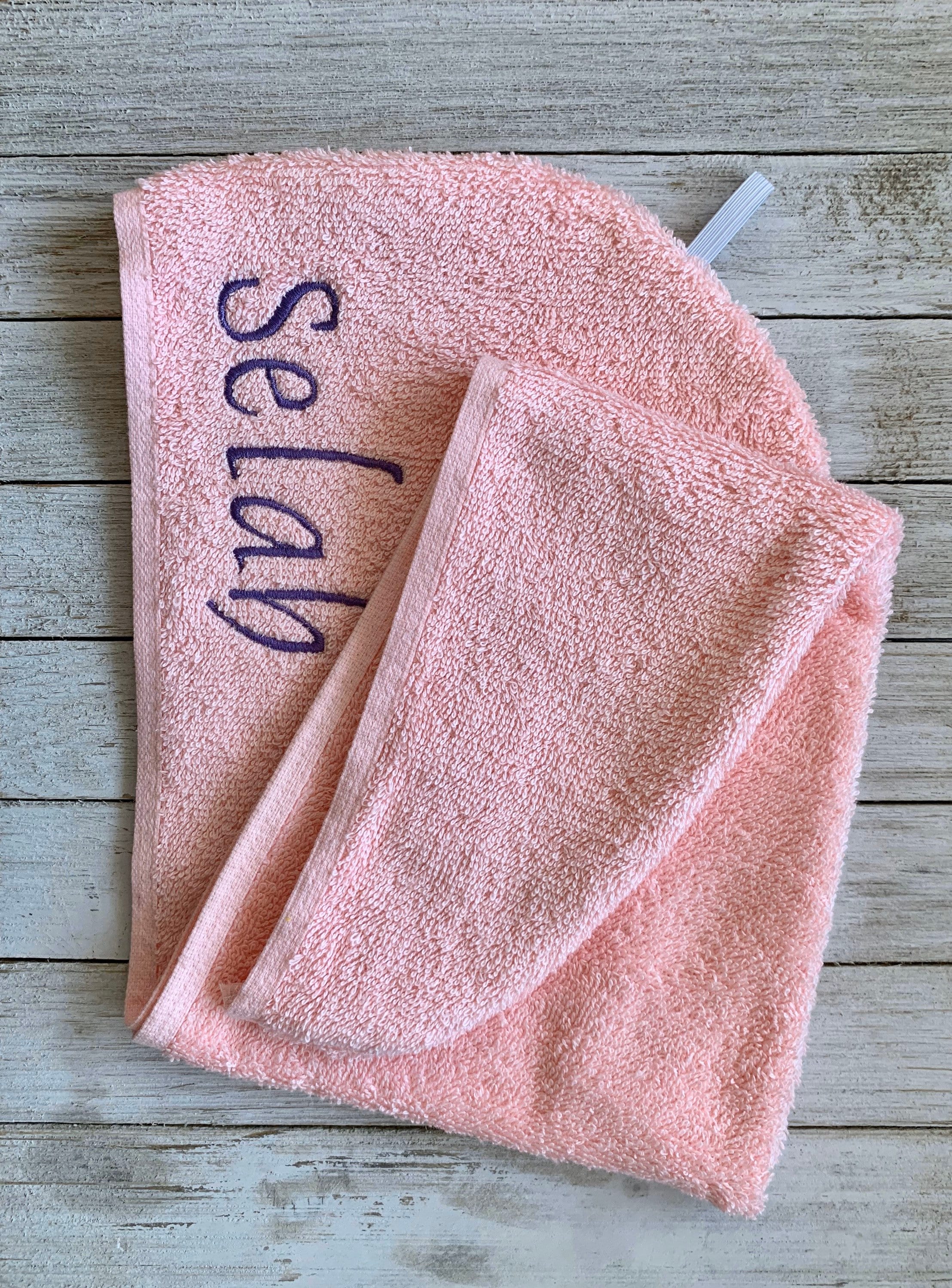 Head Turban Towel Wrap: 100% Terry Cloth Cotton Wrap for Drying Wet ...