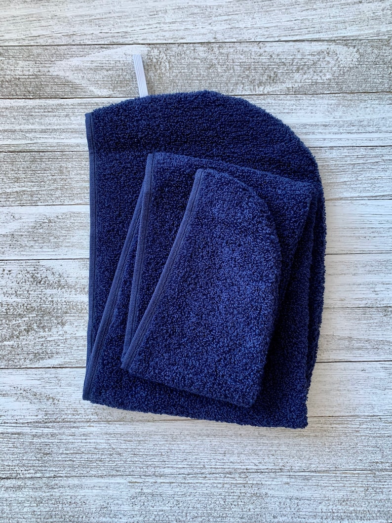 HEAD Turban Towel Wrap: 100% Terry Cloth Cotton Wrap for Drying Wet ...