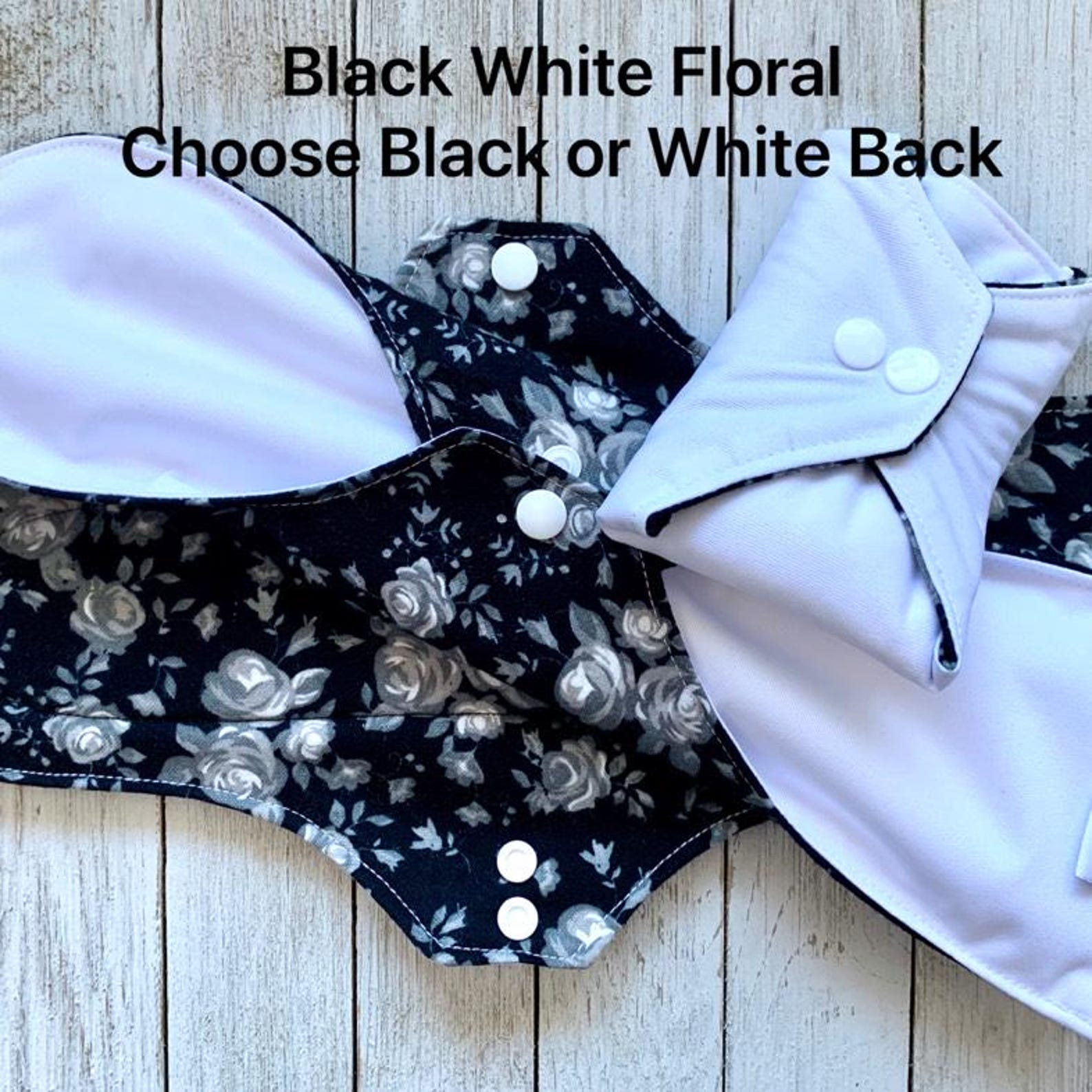 6 Cloth Menstrual Washable Pads Set; 4 Size Kits 5 Sizes With Free Rag ...