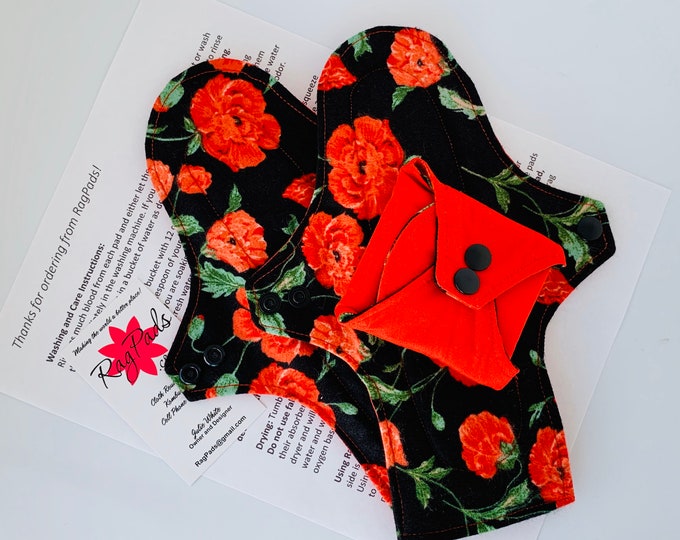 Cloth Menstrual Pads 6 Sizes 14 Colors Pantiliner Regular - Etsy
