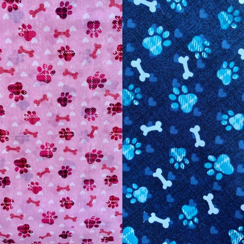 Paw Print Fabric - Etsy