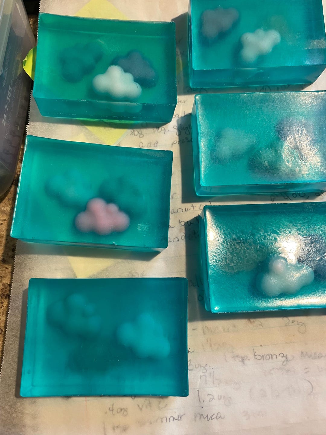 Glycerin Soap With Clouds – Shadow Glass Scent - Etsy