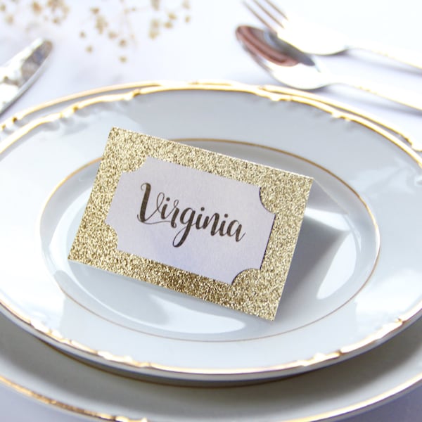 Elegant Place Card - Etsy