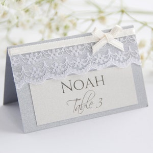 Wedding Placement Cards, Romantic Lace Place Cards, Wedding Place Cards ...