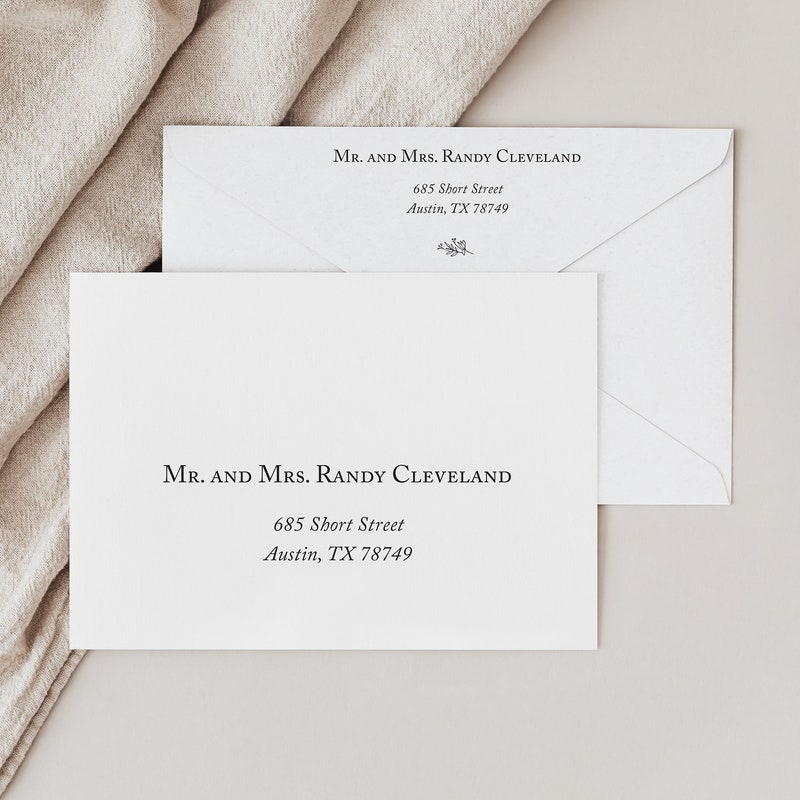 Envelope Addressing - Etsy