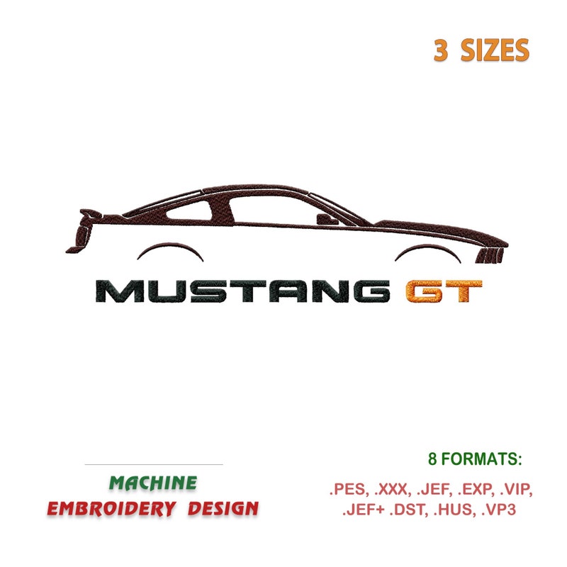 Mustang Embroidery - Etsy