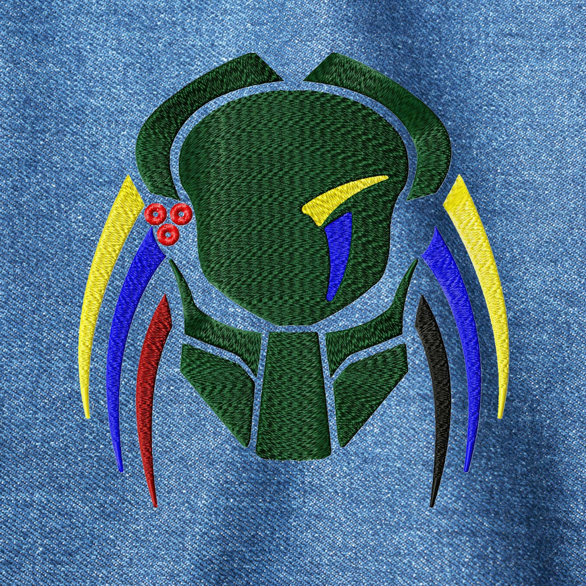 Machine Embroidery Design. Predator Downloadable Embroidery - Etsy