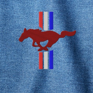 Logo Ford Mustang. Car Emblem. Machine Embroidery Design. | #639-2 - Etsy