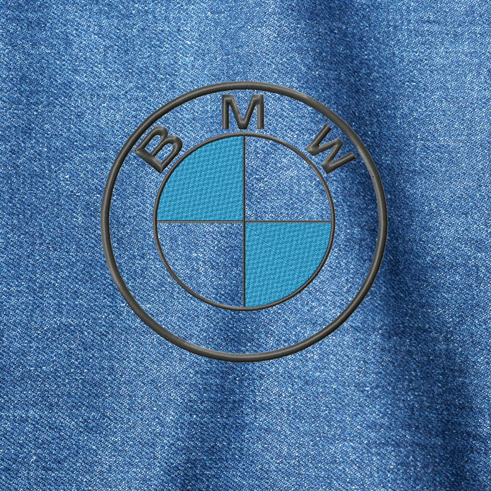 Logo BMW, Car Emblem. Machine Embroidery Design. Files: Pes, Jef, Sew ...