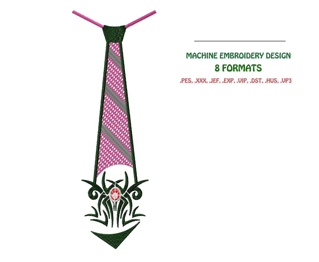 Abstract Tie - Diamond, Machine Embroidery Design, Instant Download, 2 ...