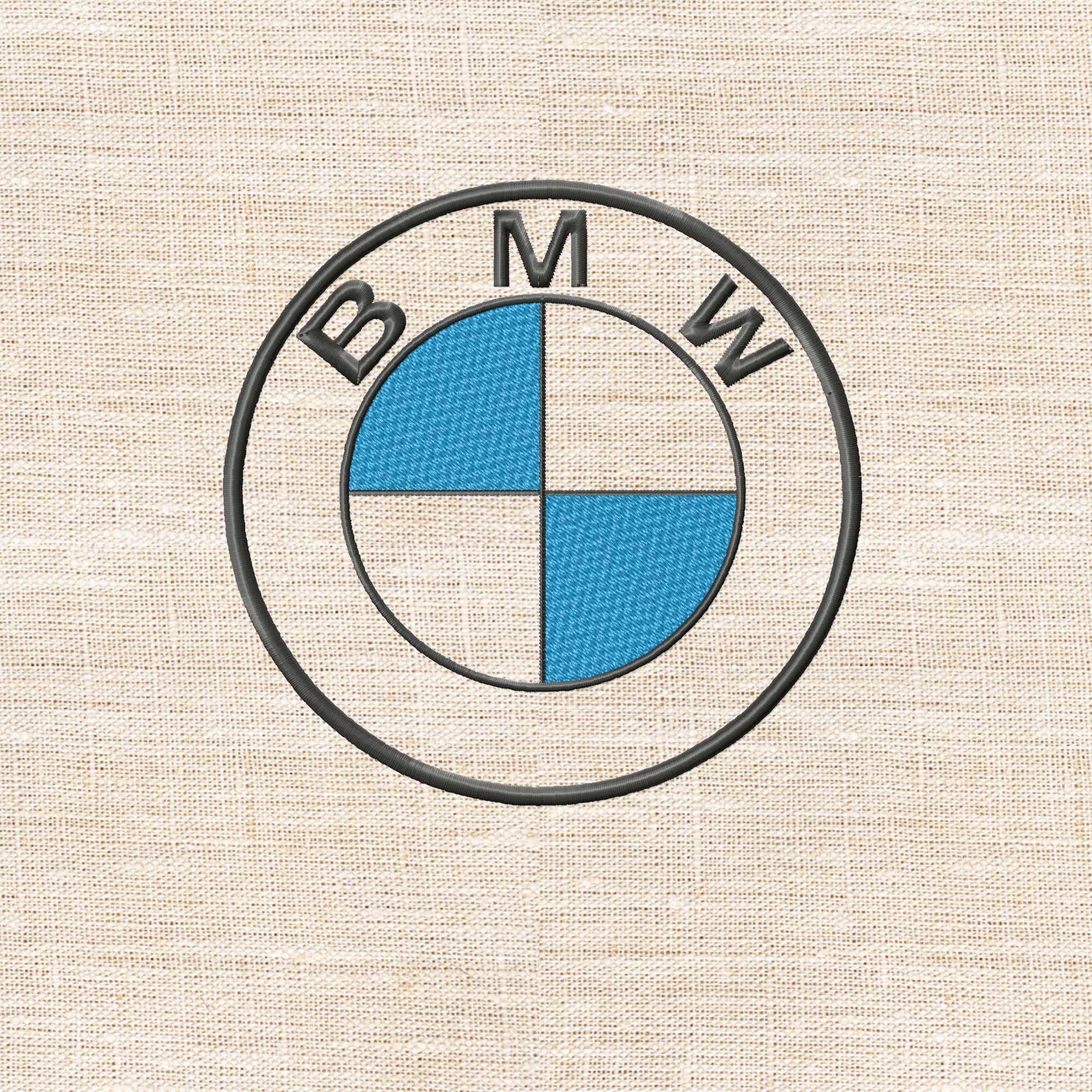 Logo BMW Car Emblem. Machine Embroidery Design. Files: Pes - Etsy