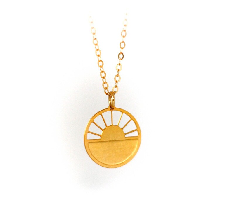 Sunset Sacred Geometry Necklace Icon Jewelry Design Art - Etsy