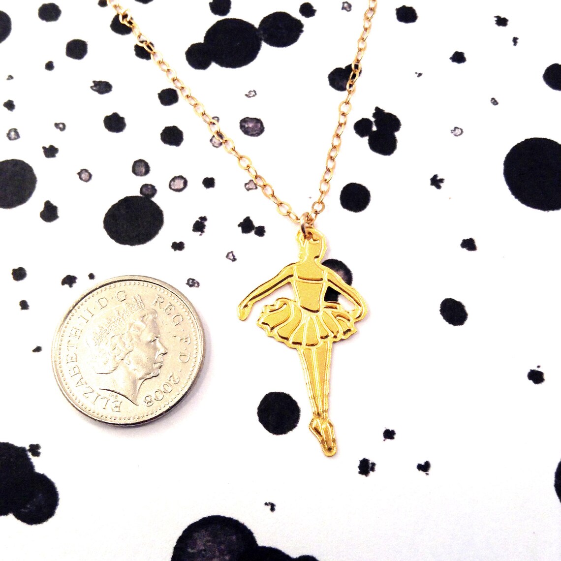 Ballerina Dancer Necklace Ballet Jewelry Dance Gift for Sports - Etsy