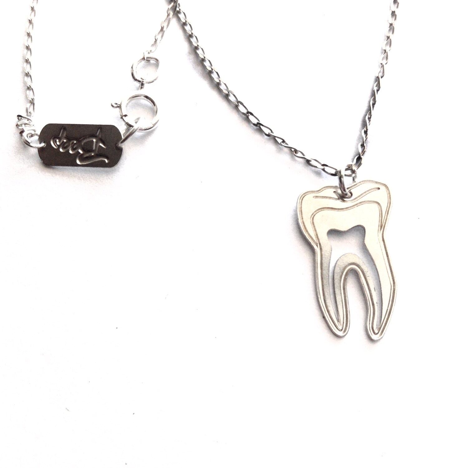 Tooth Necklace Anatomical Tooth Necklace Icon Jewelry Design - Etsy