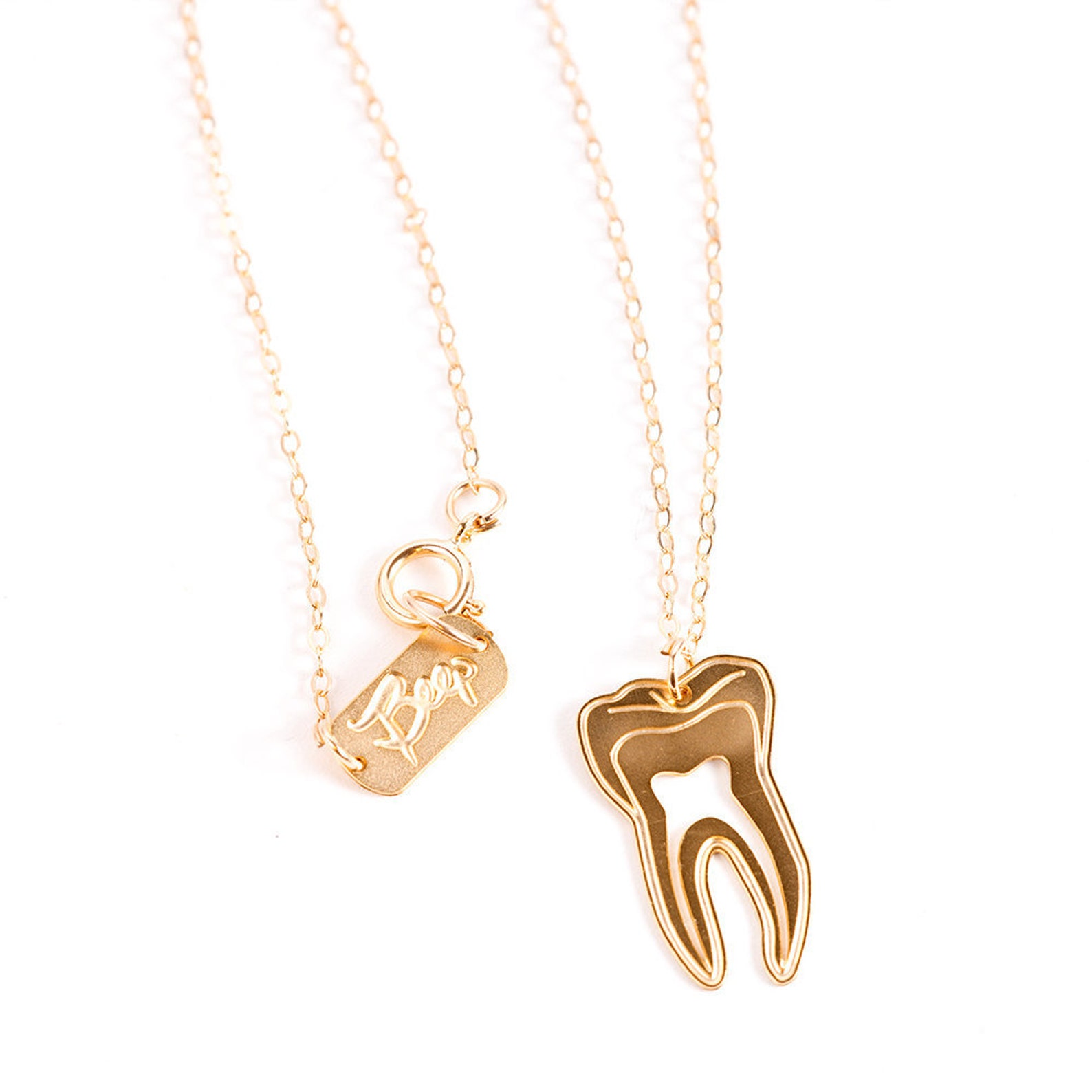 Tooth Necklace Anatomical Tooth Necklace Icon Jewelry Design - Etsy