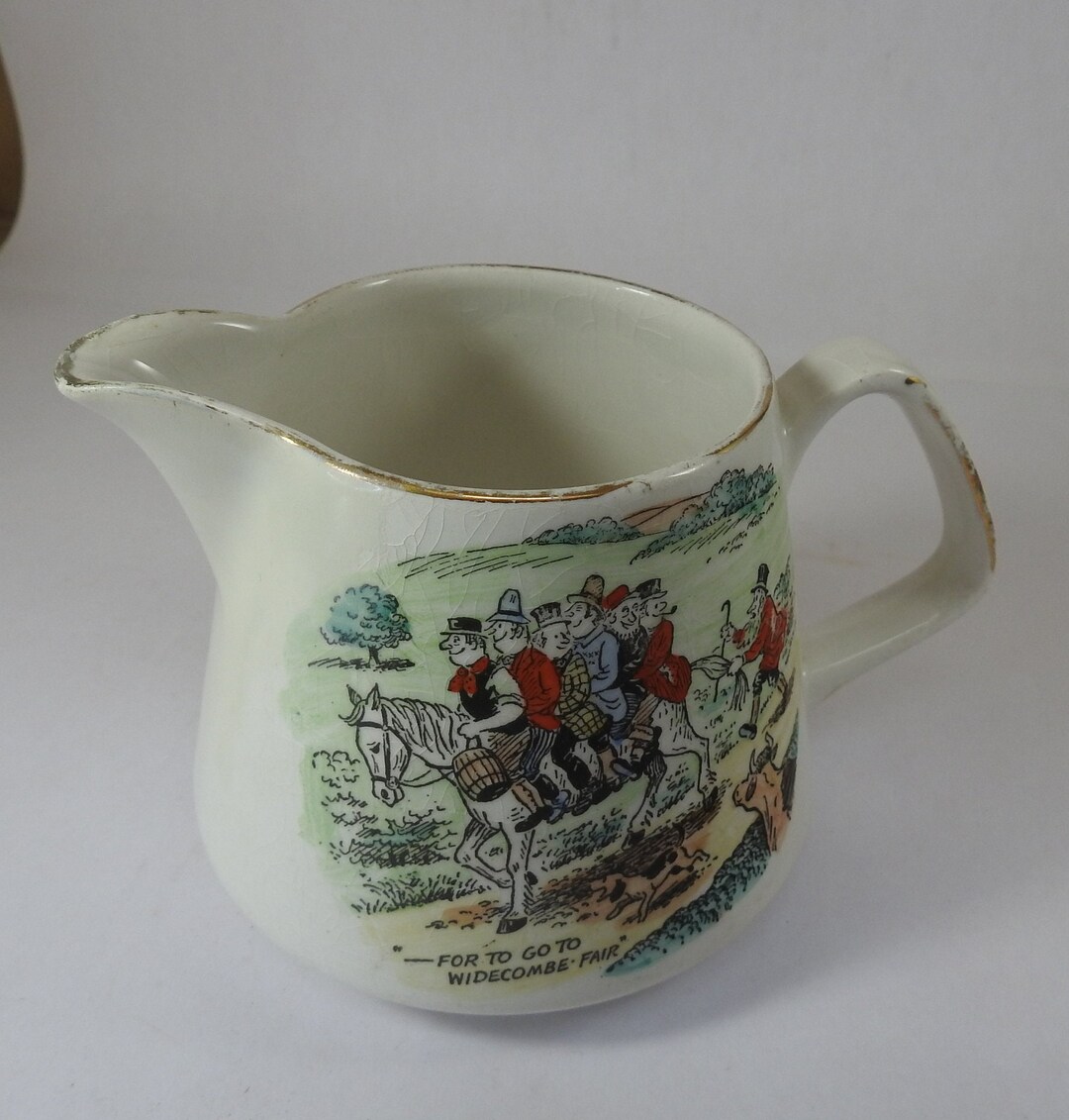 Vintage Jug Widecombe Fair Lord Nelson Pottery - Etsy