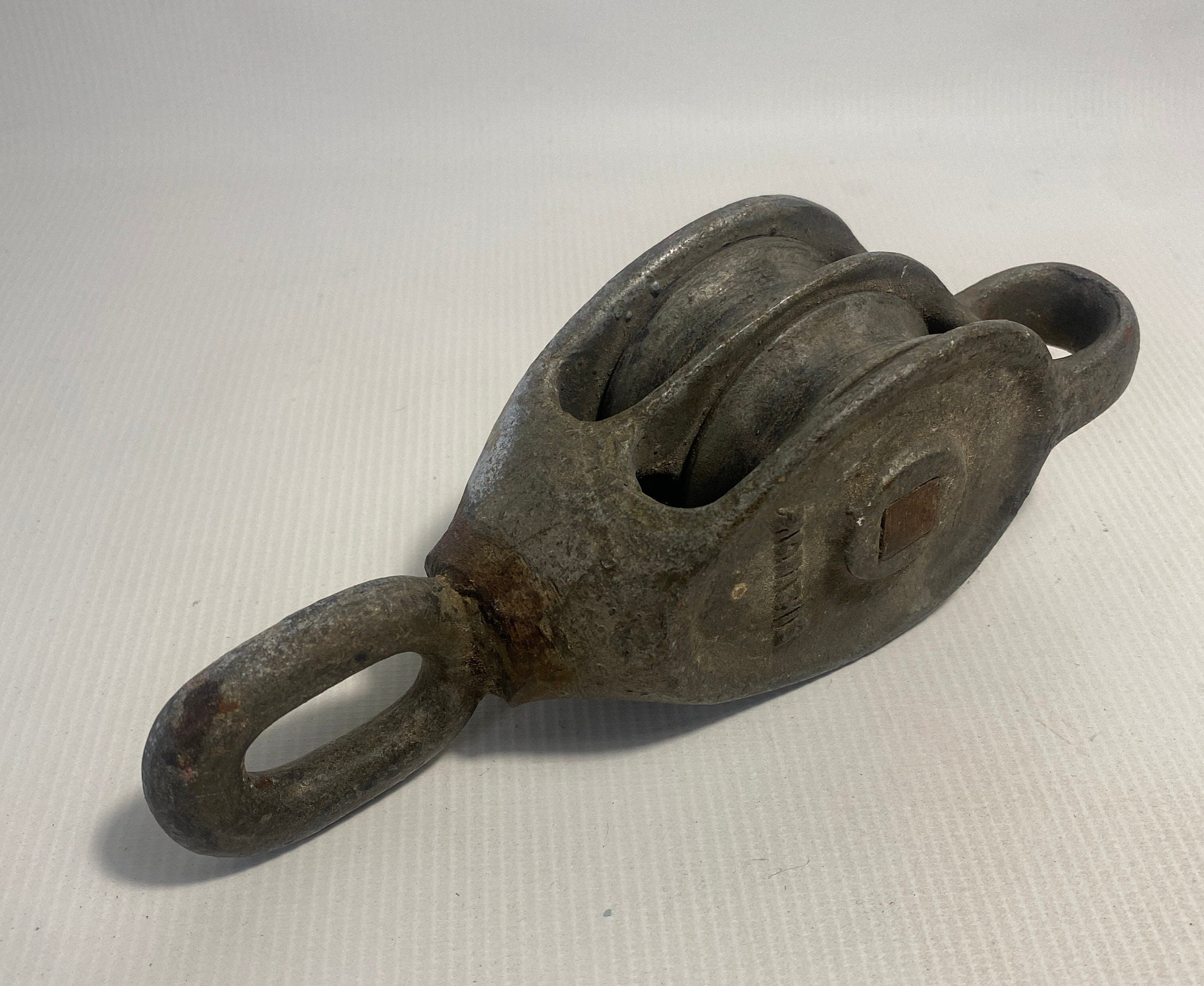 Pulley Double Wheel 3 1/2 Inch With Two Eyes - Etsy UK
