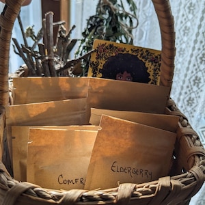 Home Apothecary Starter Kit: Organically Grown Herbs, Tincture Bottle ...