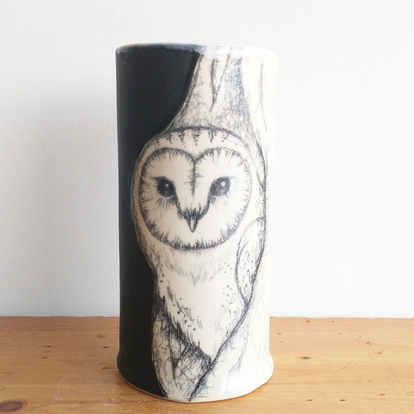 Owl Vase - Etsy