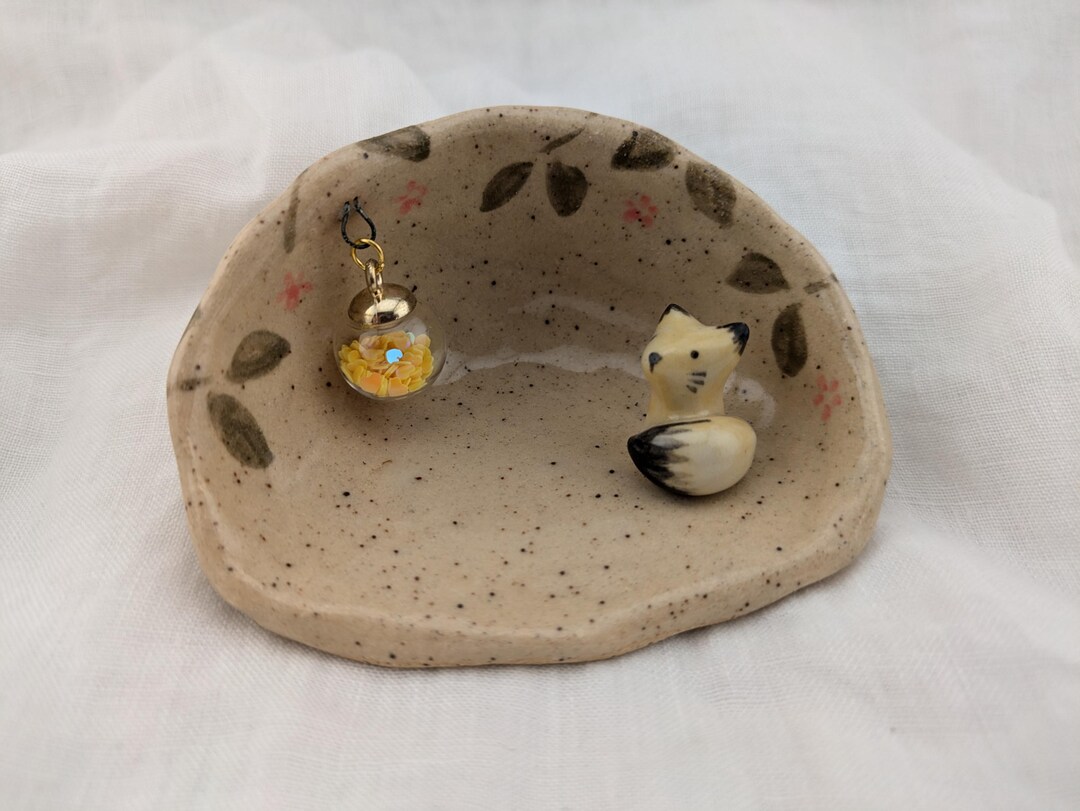Fox Dome Altar My Shrine Ceramic Ring Trinket Dish Holder Lover Gift ...