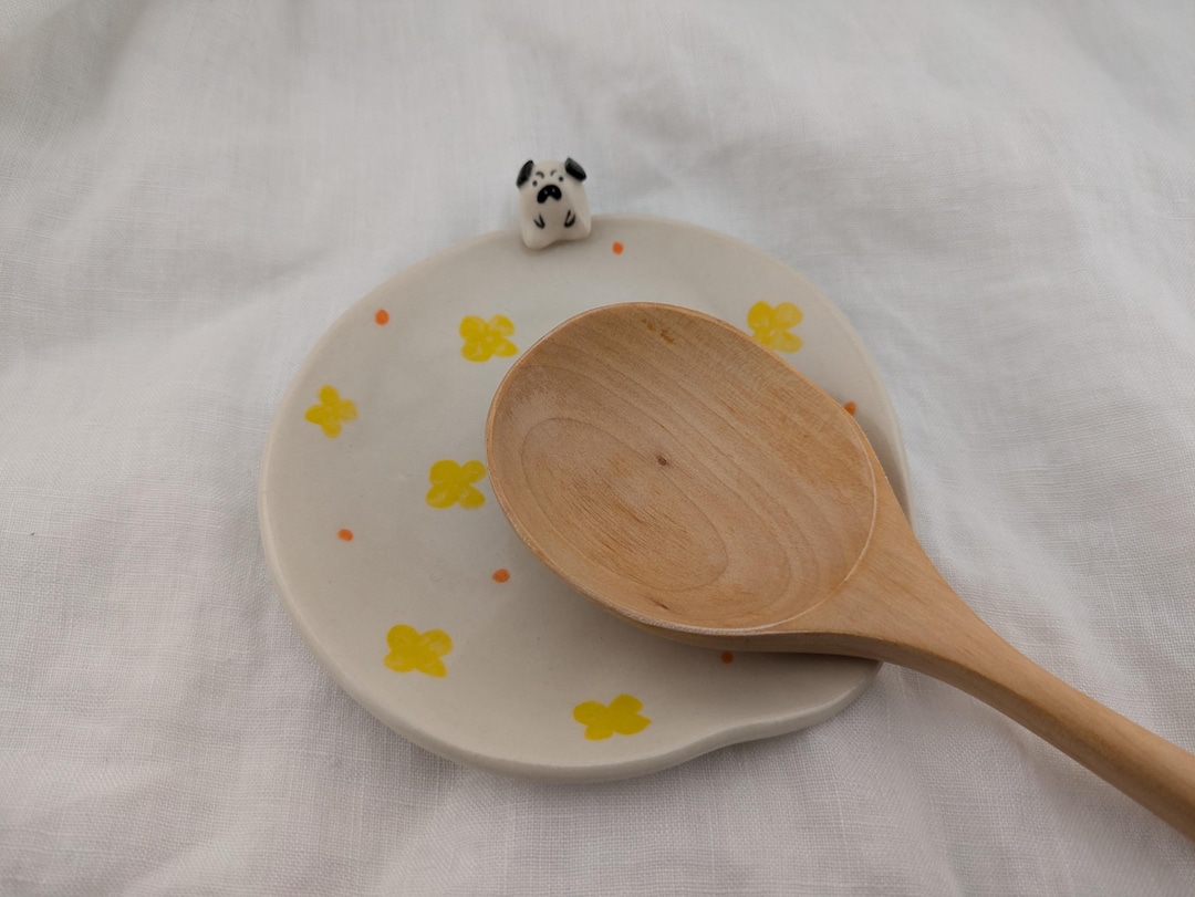 Spoon Rest Ceramic Pottery Handmade Cute Spoonrest Holder Dish ...