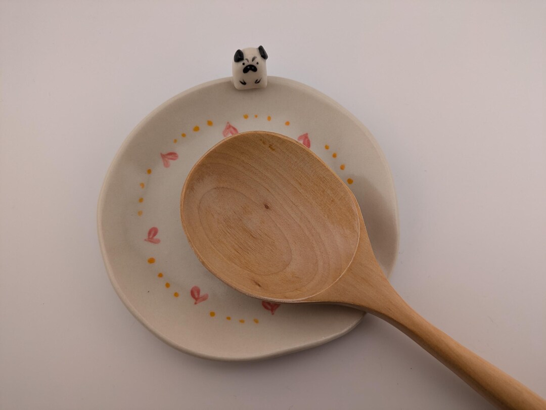 Spoon Rest Ceramic Pottery Handmade Cute Spoonrest Holder Dish ...
