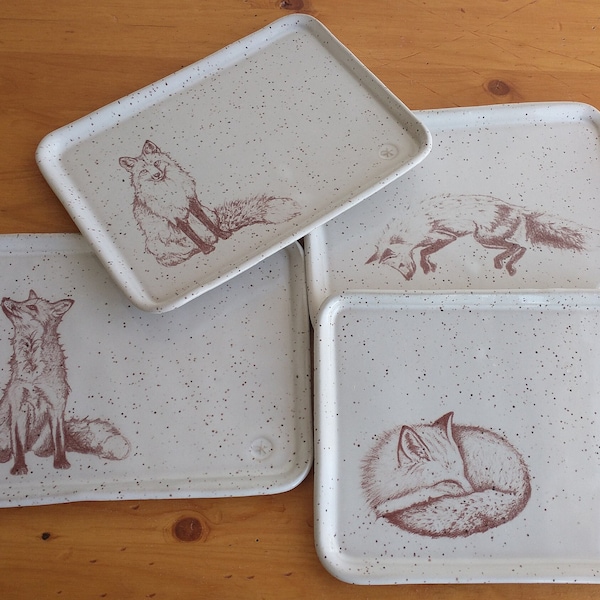 Small Fox Plate - Etsy