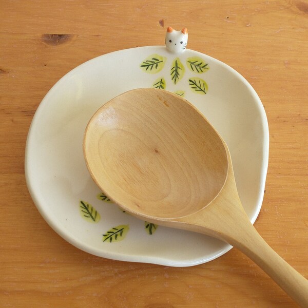 Cat Spoon Rest - Etsy