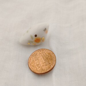 Porcelain Rose Bird Simple Figurine Charm Decor Decoration Ceramic ...