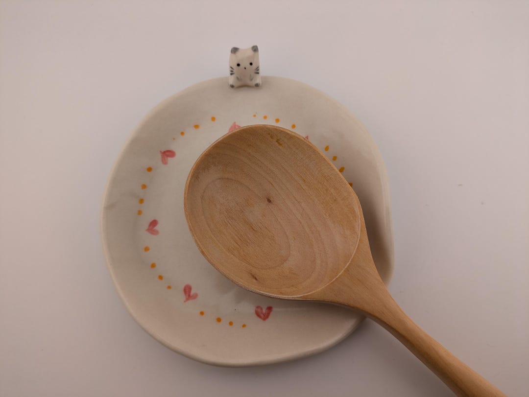 Spoon Rest Ceramic Pottery Handmade Cute Spoonrest Holder Dish ...