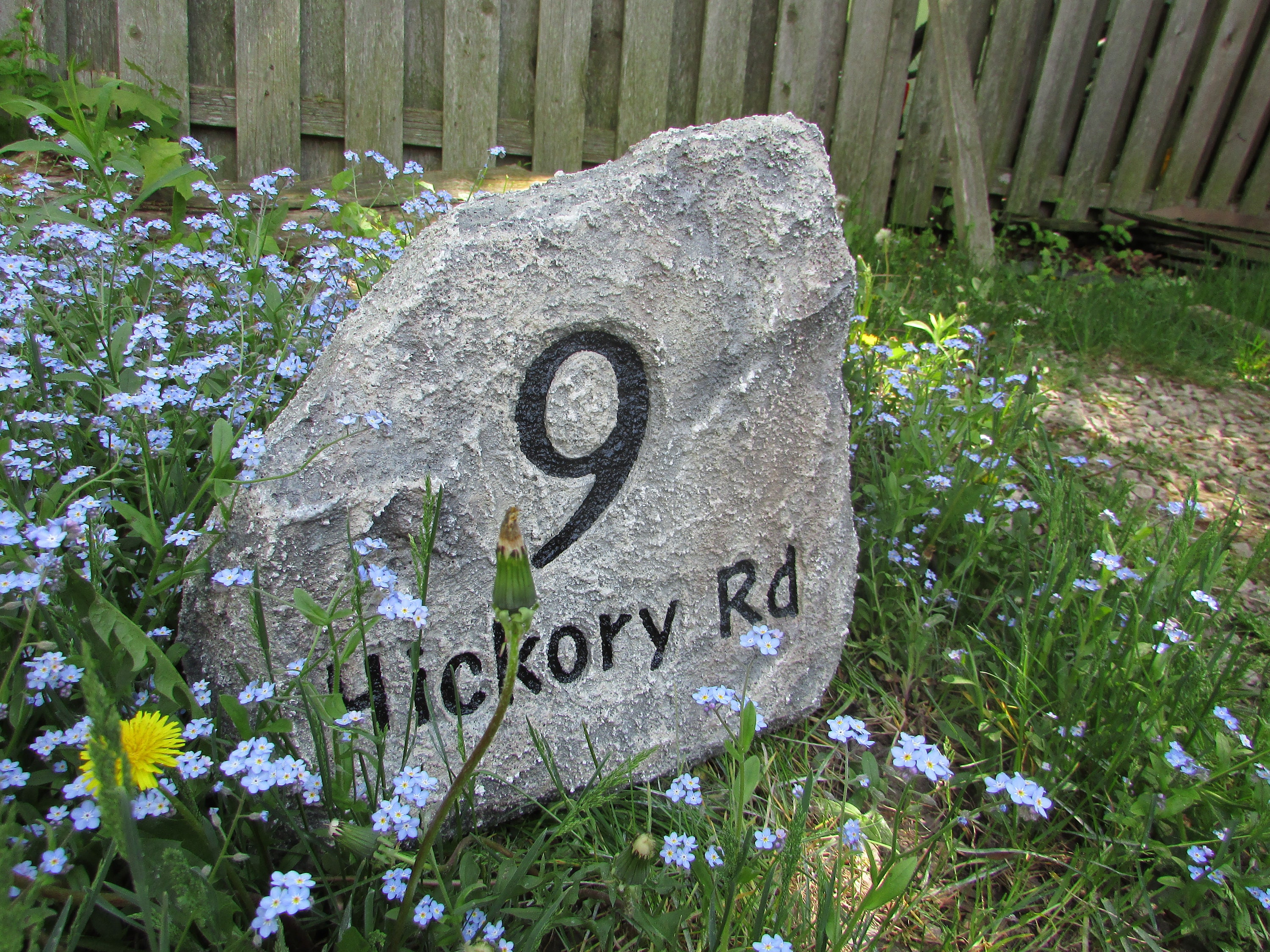 Address Stone-artificial With House Number and Address/name | Etsy Canada