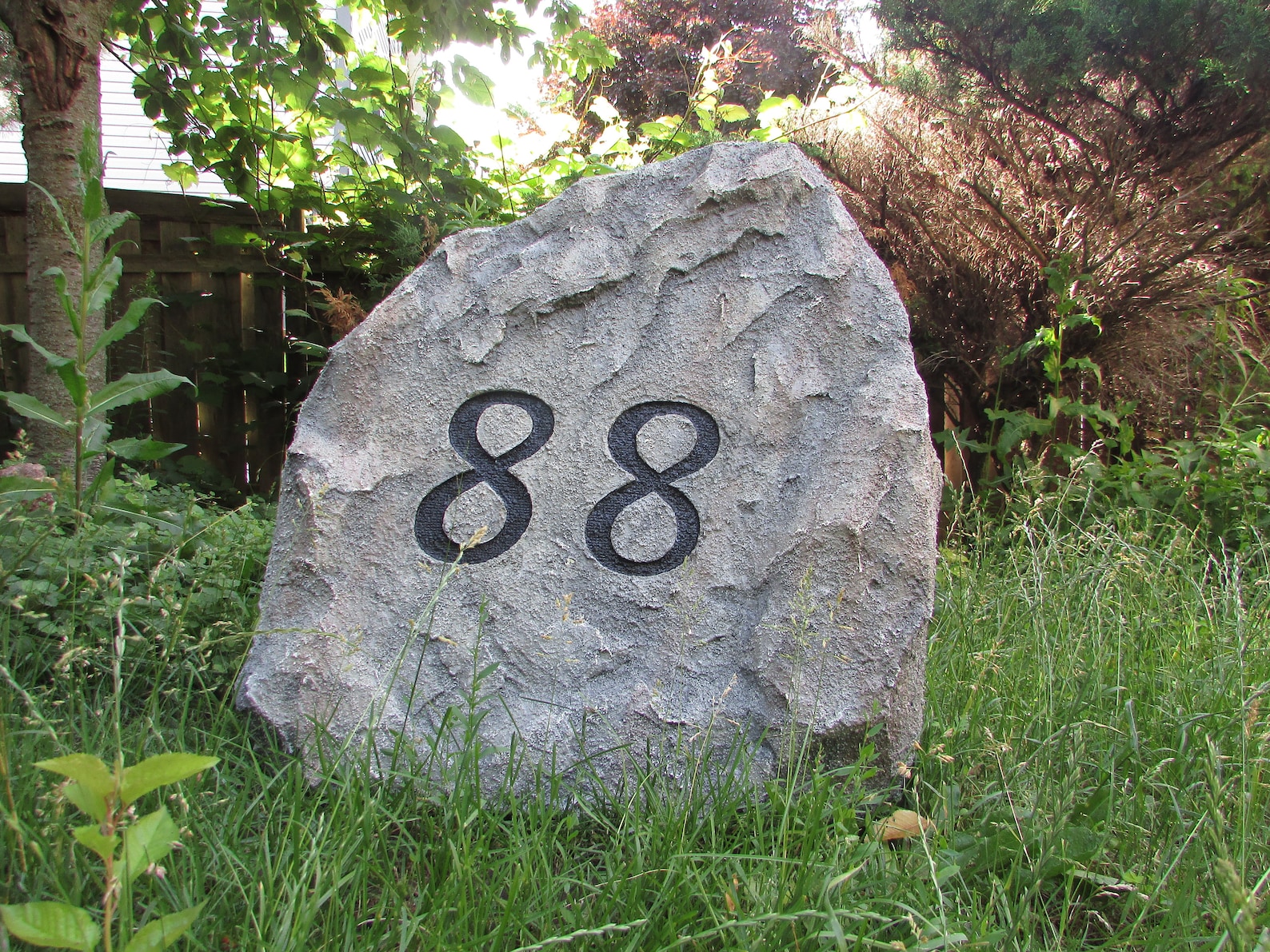 Address Stone - Artificial - With House Number Only, Large Size 22" X ...