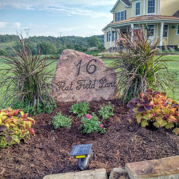 Address Stone - Etsy
