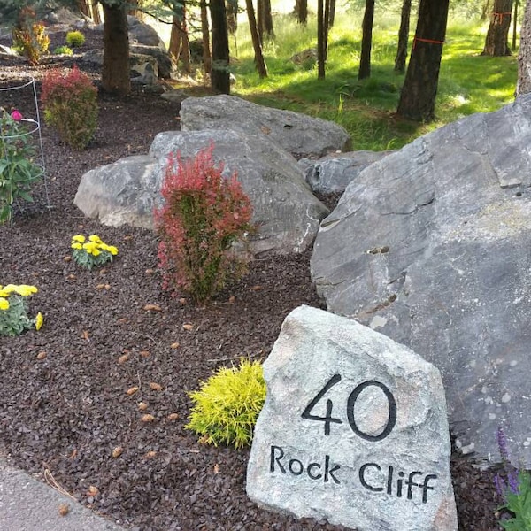 Address Rock - Etsy