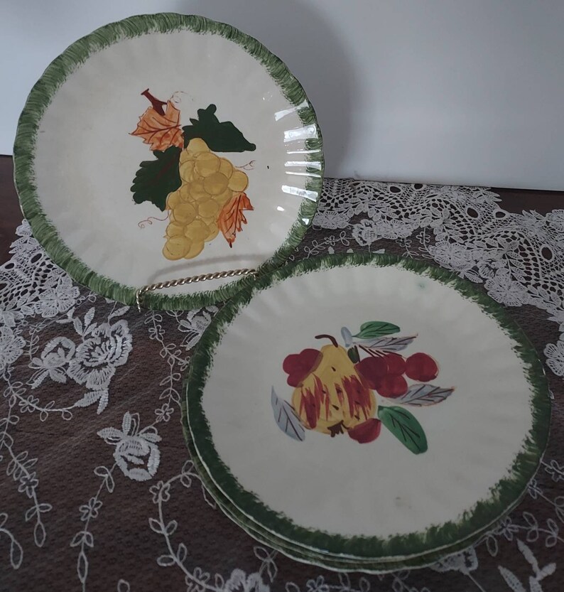 Collectible Plates Collectibles Blue Ridge Potteries Luncheon Plate ...