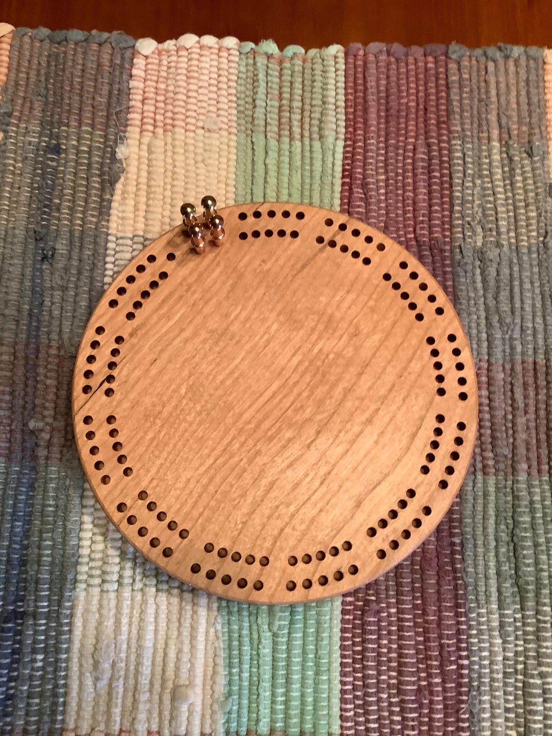 Cherry Compact Cribbage Board - Christmas Gift - Etsy